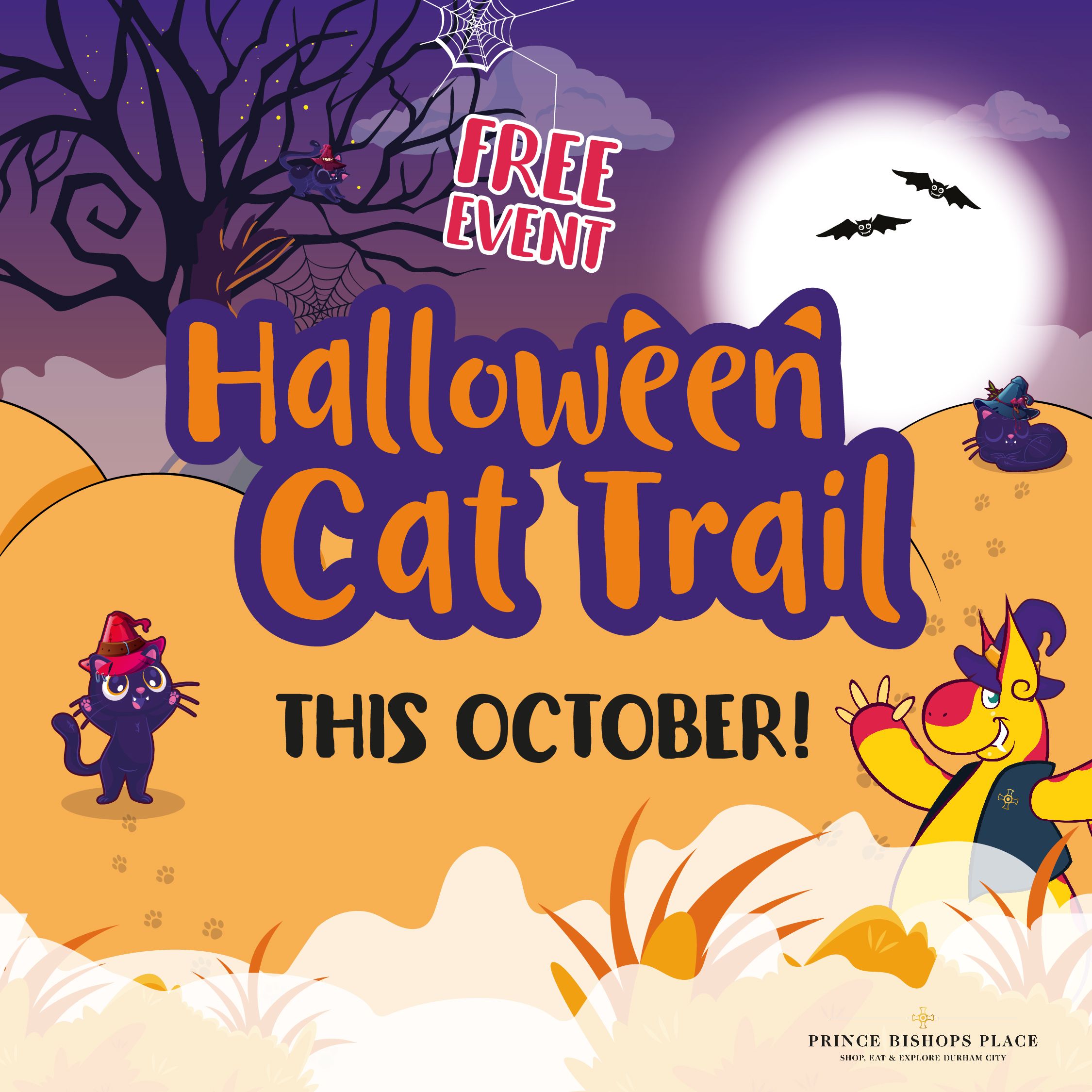 Halloween Cat Trail this October! - Prince Bishops Shopping Centre