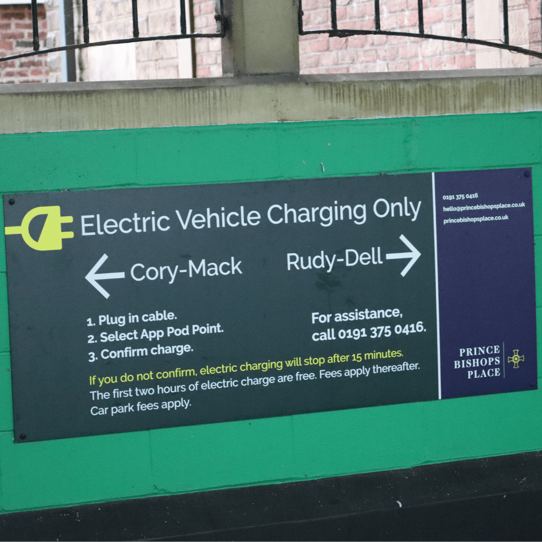 EV Parking - Prince Bishops Shopping Centre