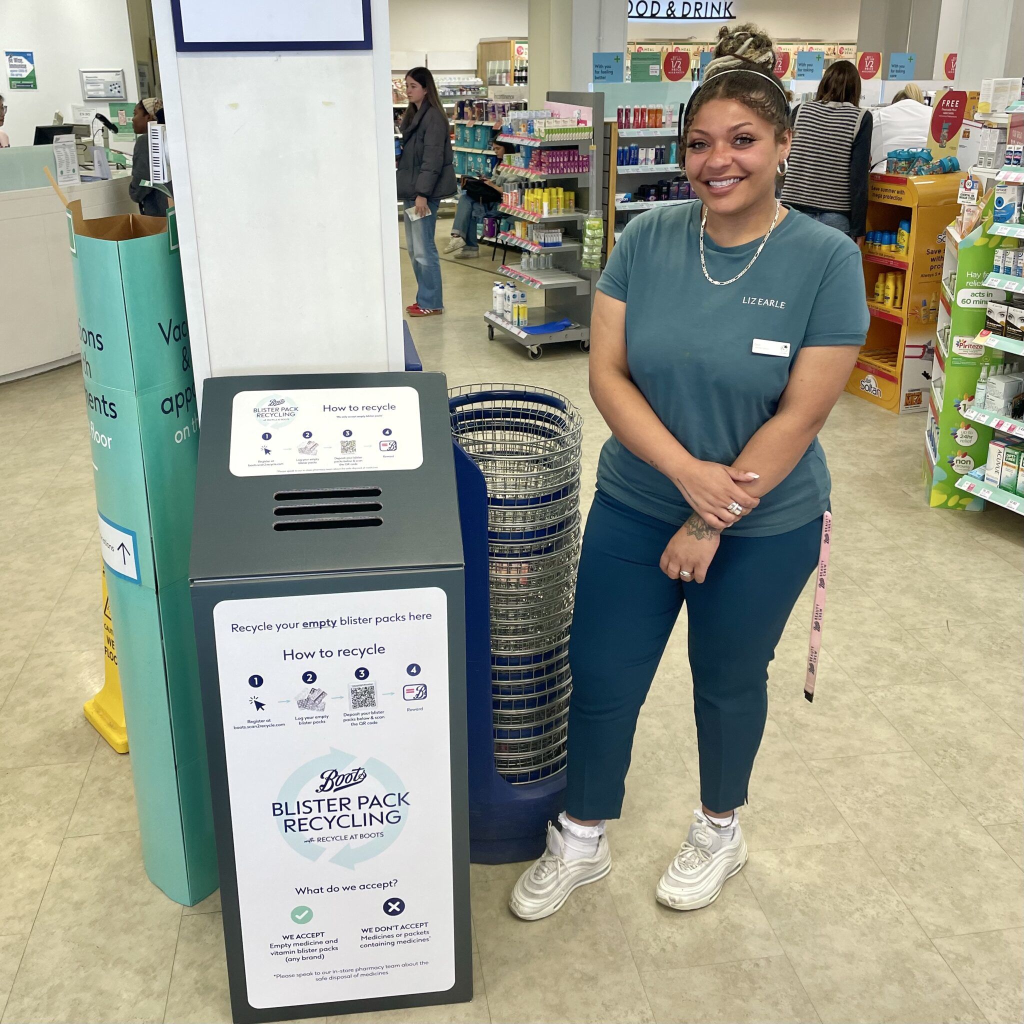 Blister Pack Recycling At Boots Durham - Prince Bishops Shopping Centre